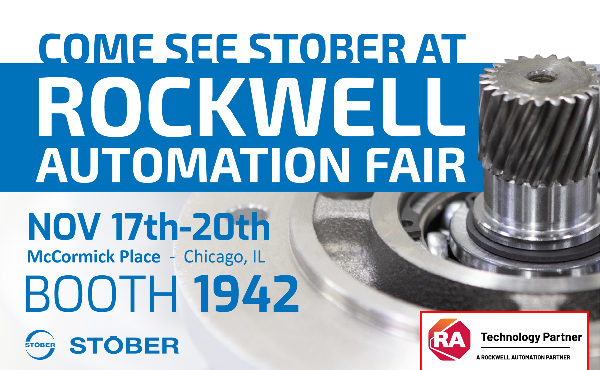 Smarter motion solutions at Automation Fair: Visit STOBER at booth 1942 ...