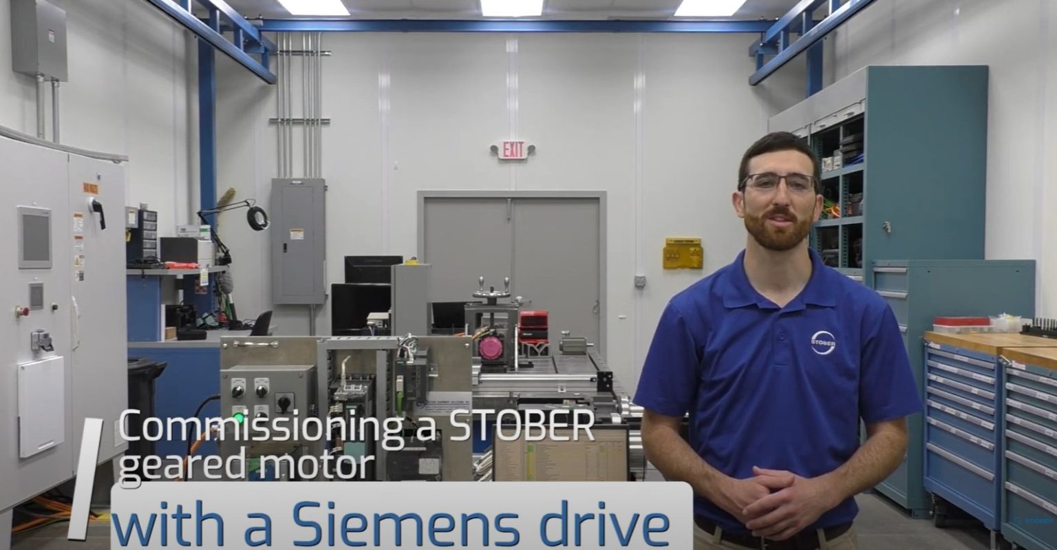 Commissioning a STOBER geared motor with a Siemens drive - Gearbox ...