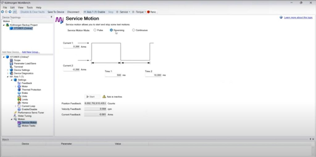 Commissioning a STOBER geared motor with a Kollmorgen drive - Gearbox ...