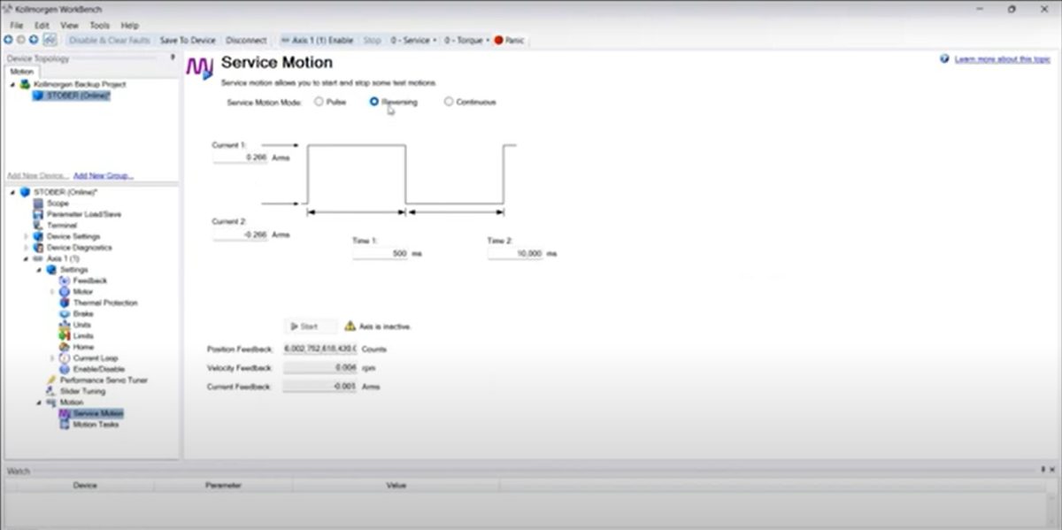 Commissioning a STOBER geared motor with a Kollmorgen drive - Gearbox ...