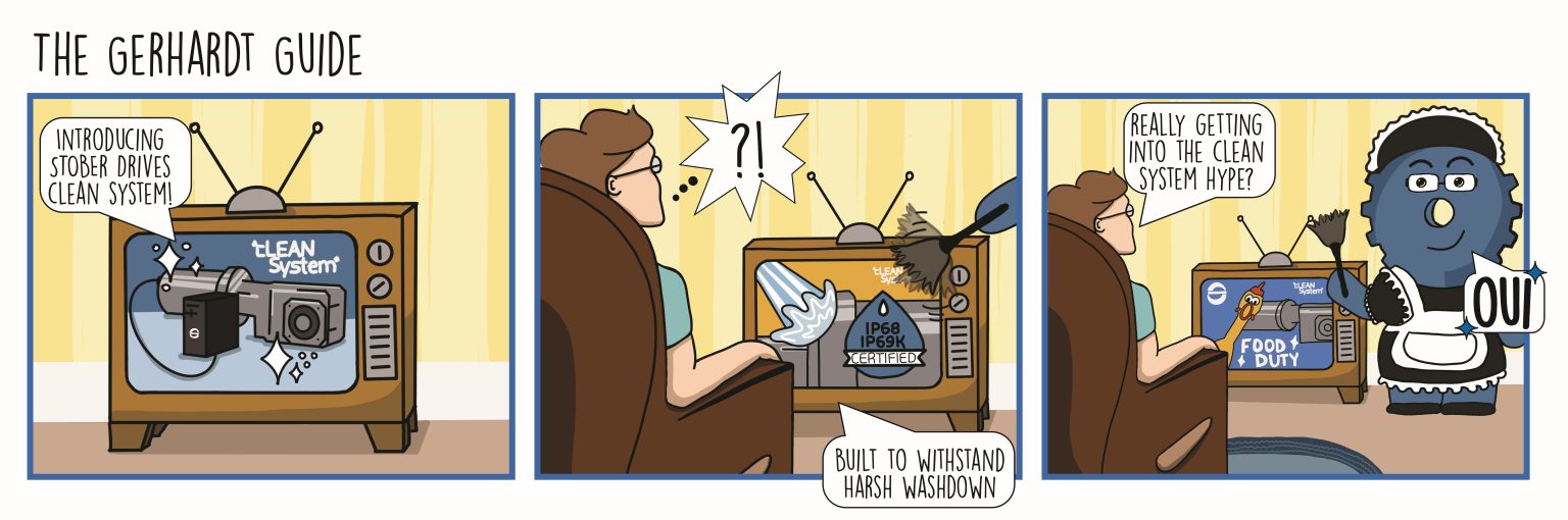 New comic in the Gerhardt Guide - Gearbox Manufacturer | STOBER